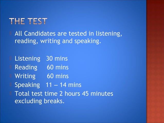 Ielts overview presentation | PPT