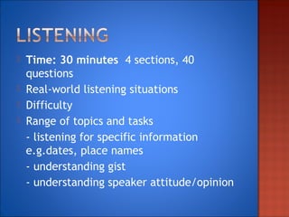 Ielts overview presentation | PPT