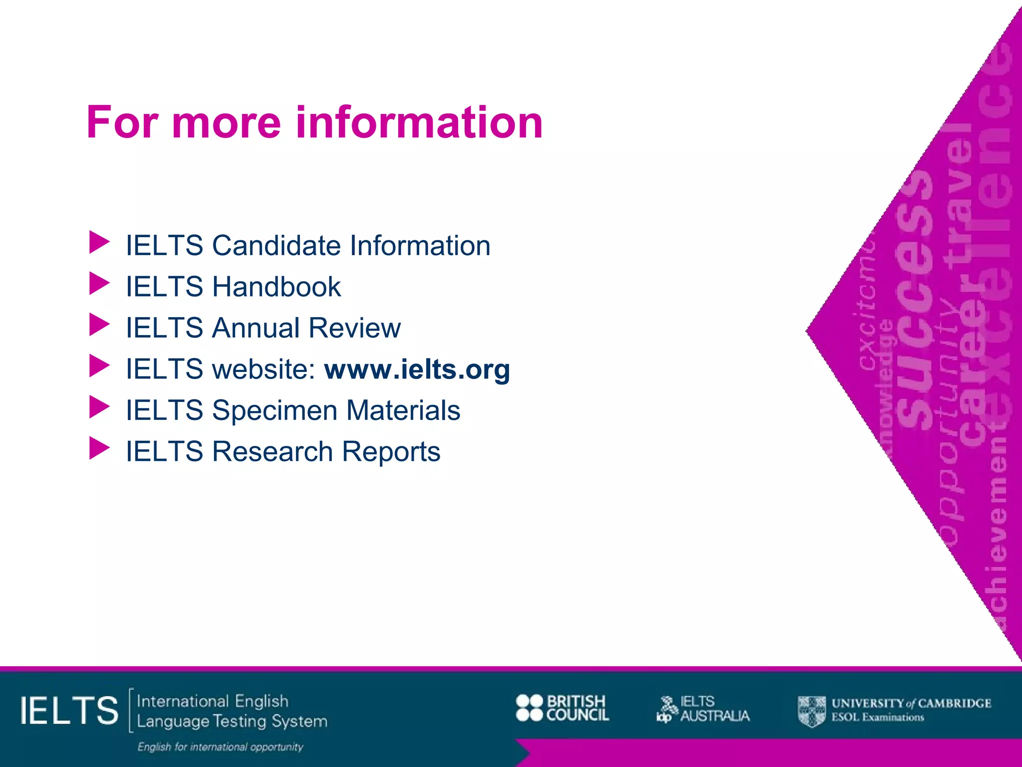Ielts power point | PPT