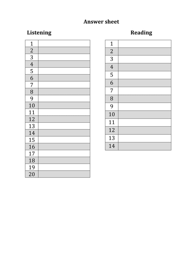 Ielts pre test | PDF