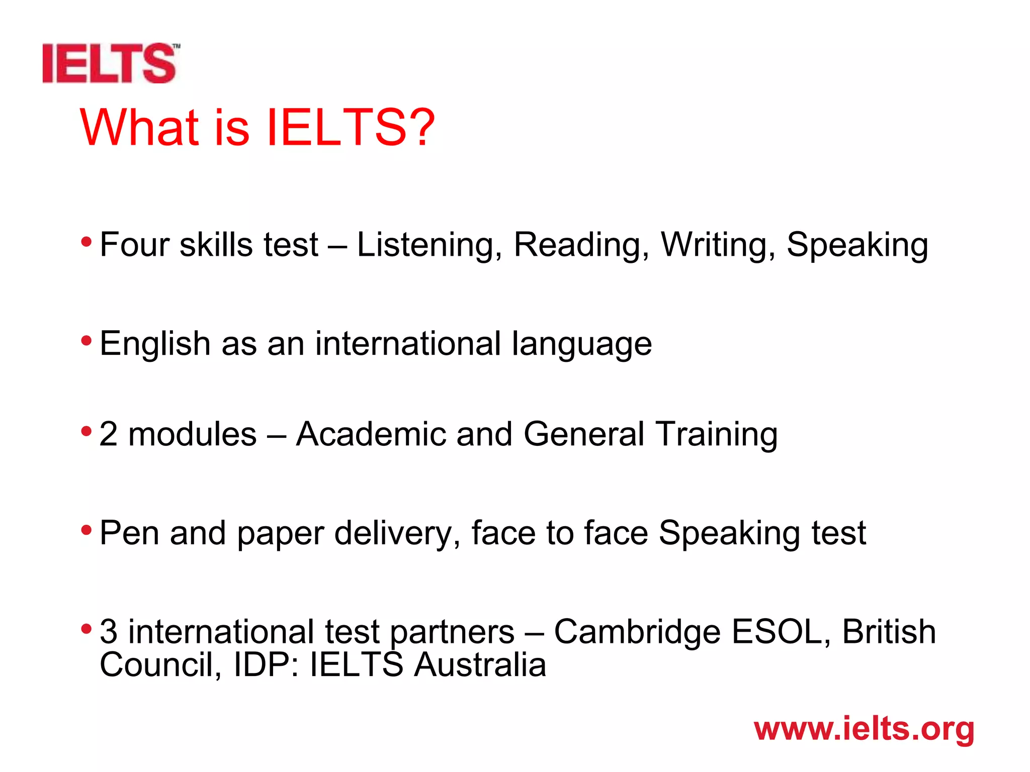 Ielts preparation workshop_sample | PPT