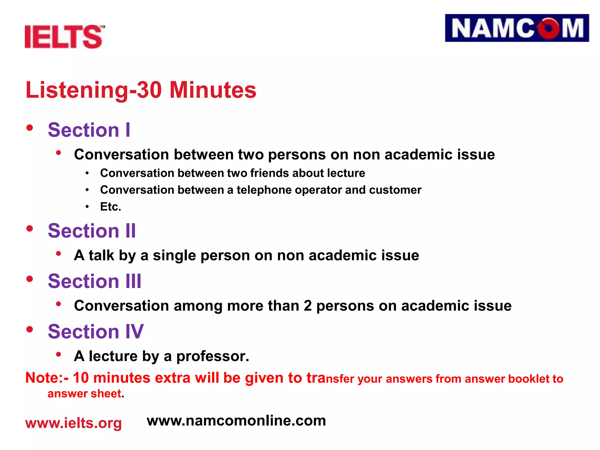 Ielts presentation | PPSX