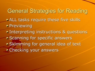 IELTS Reading.ppt