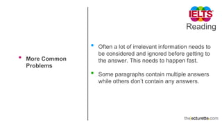 IELTS Reading: Matching Information | PPTX