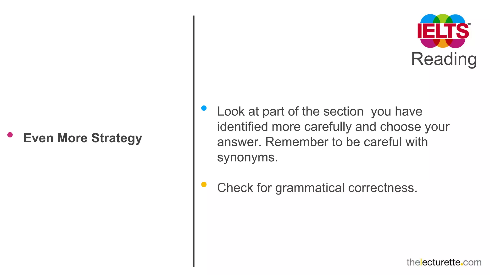 IELTS Reading: Summary Completion | PPTX