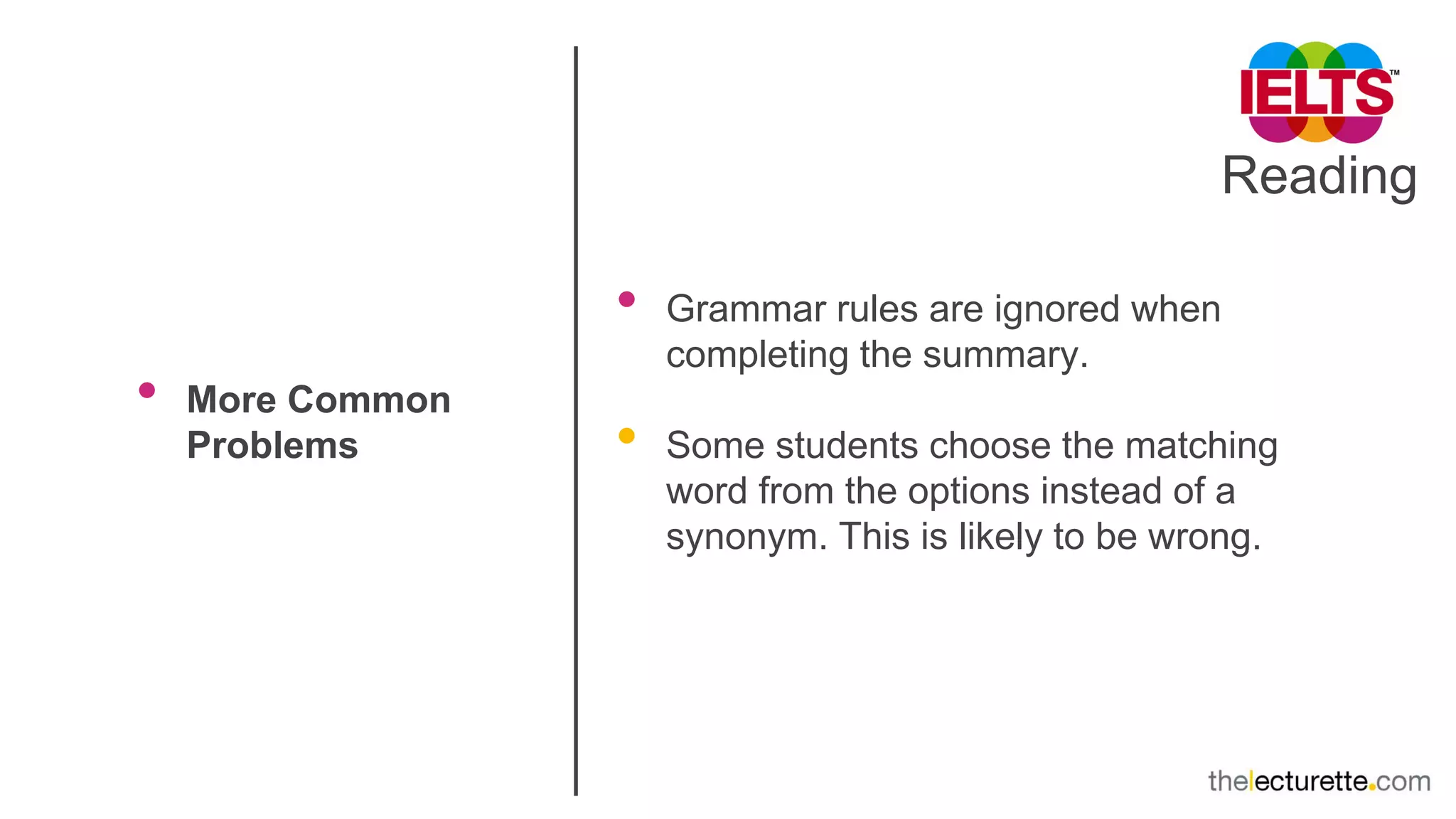 IELTS Reading: Summary Completion | PPTX
