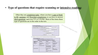 IELTS academic module Reading best strategies for computer delivery ...