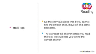 IELTS Reading: Diagram Labeling | PPTX