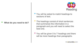 Match Headings: Ielts Reading Practice Questions – VAIXM