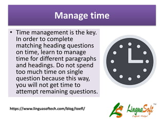 Ielts reading matching headings tips | PPTX | Education