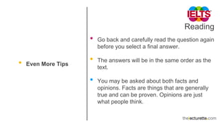 Ielts reading multiple choice questions | PPTX