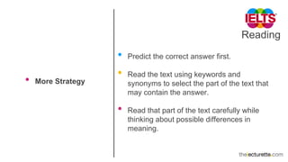 Ielts reading multiple choice questions | PPTX