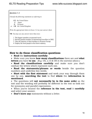 IELTS Reading Preparation | PDF