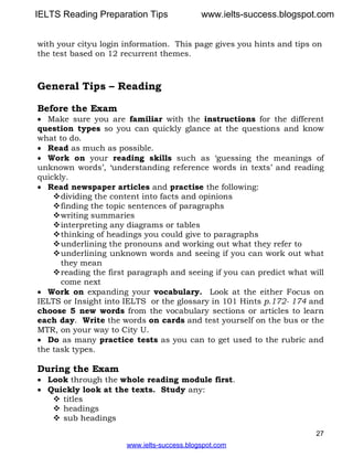 IELTS Reading Preparation | PDF