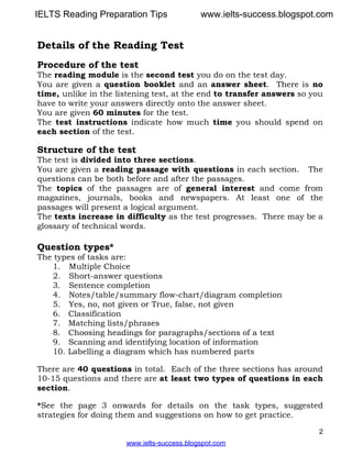 IELTS Reading Preparation | PDF