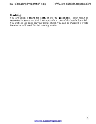 IELTS Reading Preparation | PDF