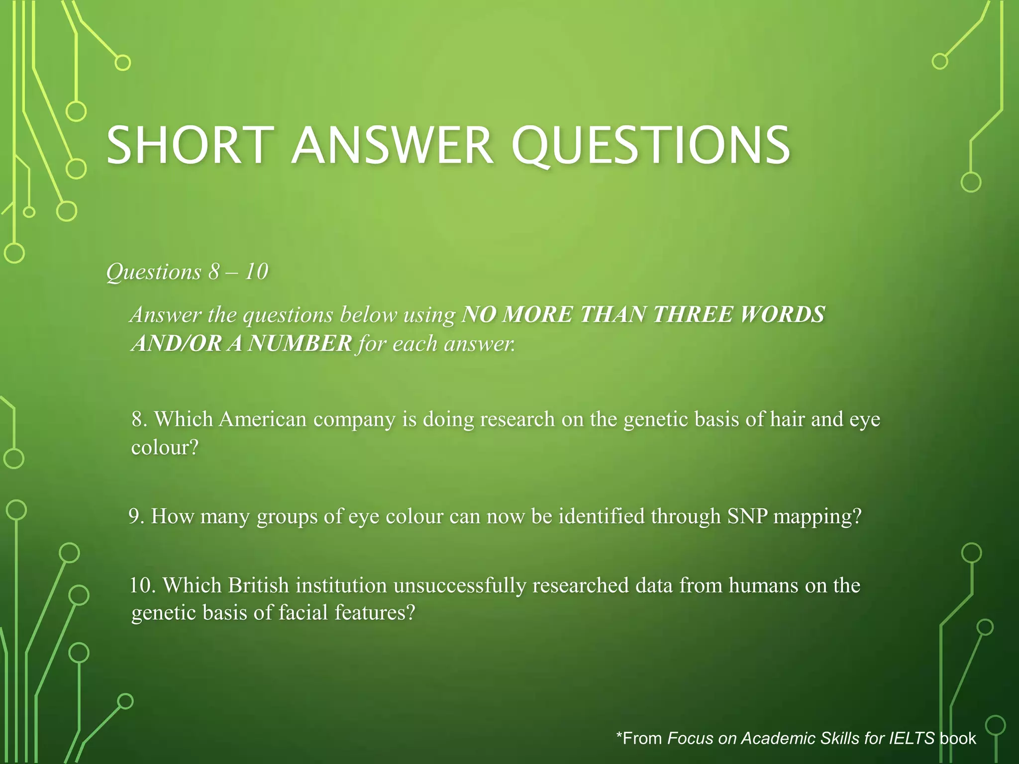 IELTS Reading Section | PPT | Standardized Testing | Educational Assessment