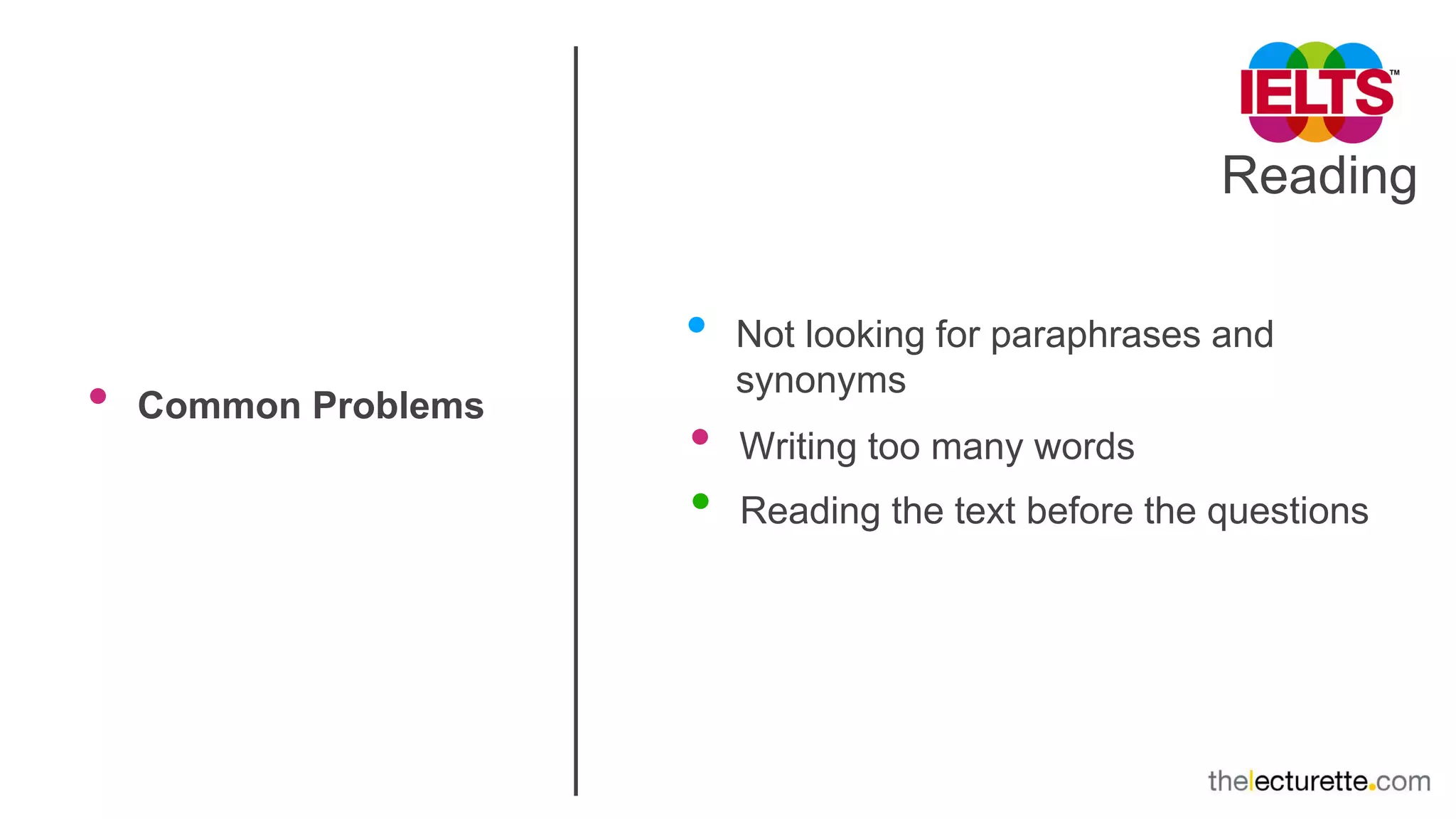 IELTS Reading: Sentence Completion | PPTX
