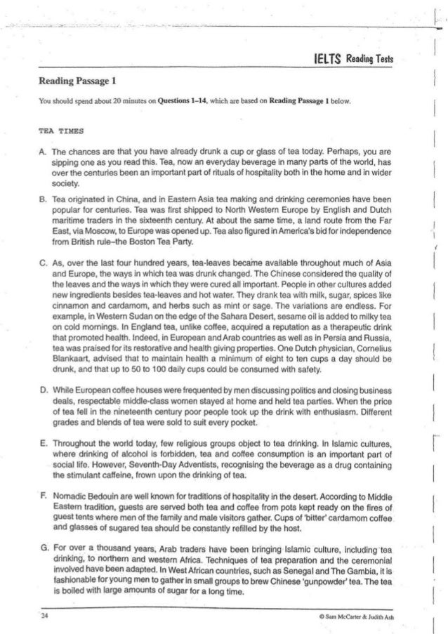 18 SAMPLE IELTS READING TEST WITH ANSWERS 18 SAMPLE IELTS READING TEST WITH ANSWERS