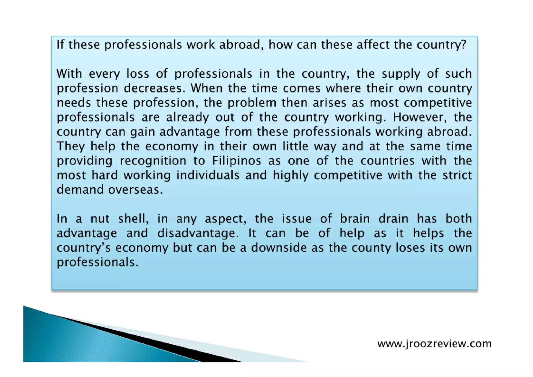 IELTS Sample Essay Writing - Brain Drain | PDF