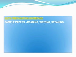 Ielts sample papers | PDF