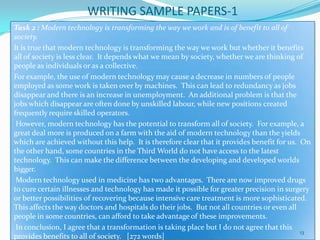 Ielts sample papers | PDF