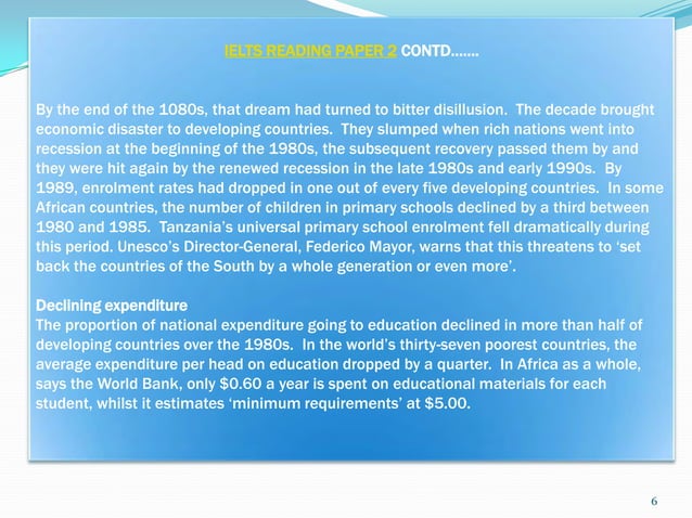 Ielts sample papers | PDF