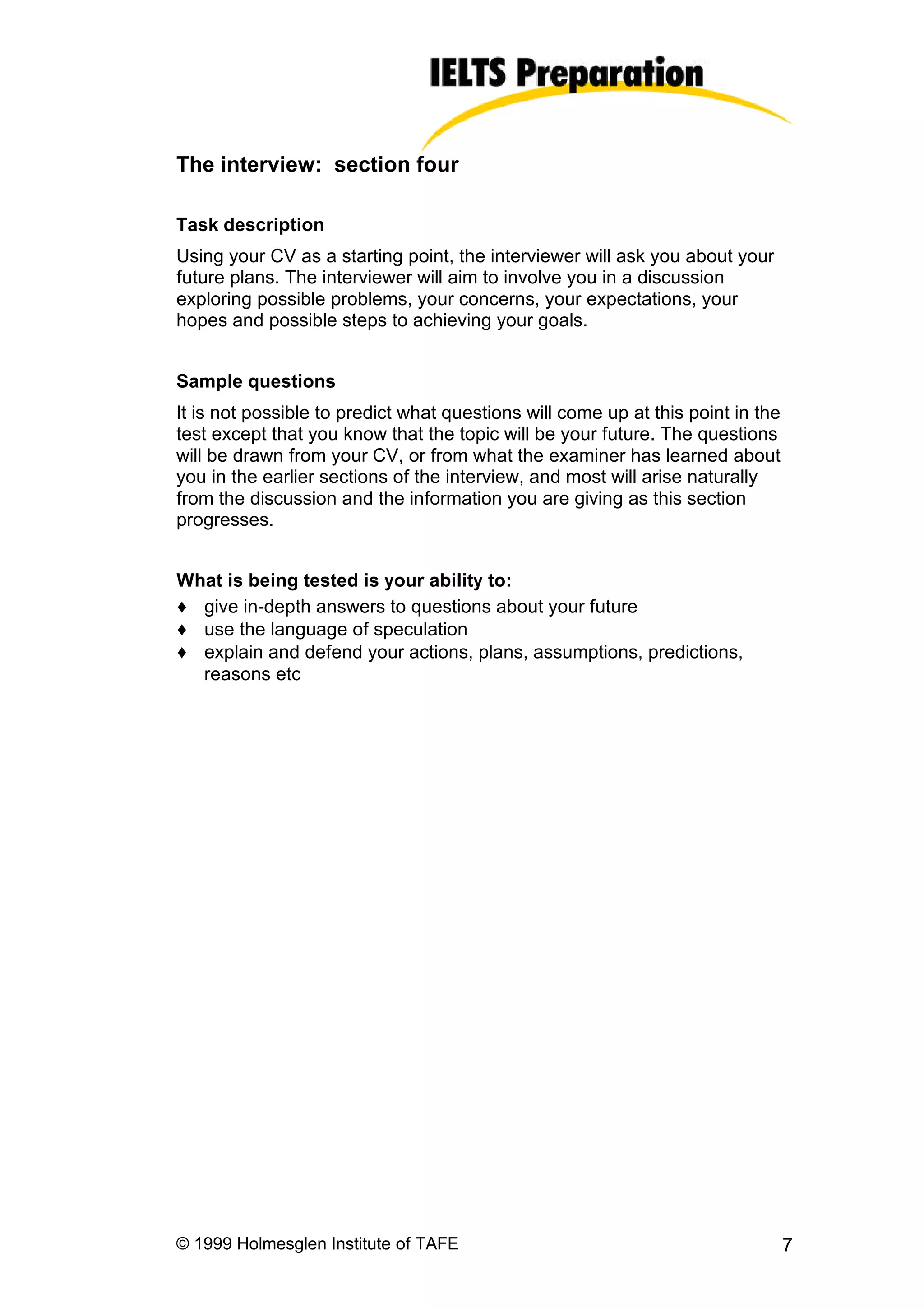 Ielts speaking | PDF