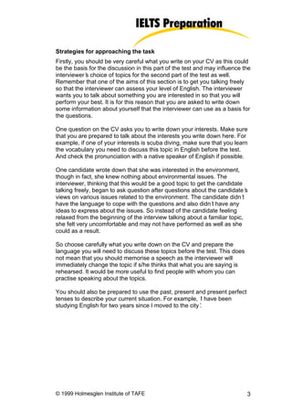 Ielts speaking | PDF