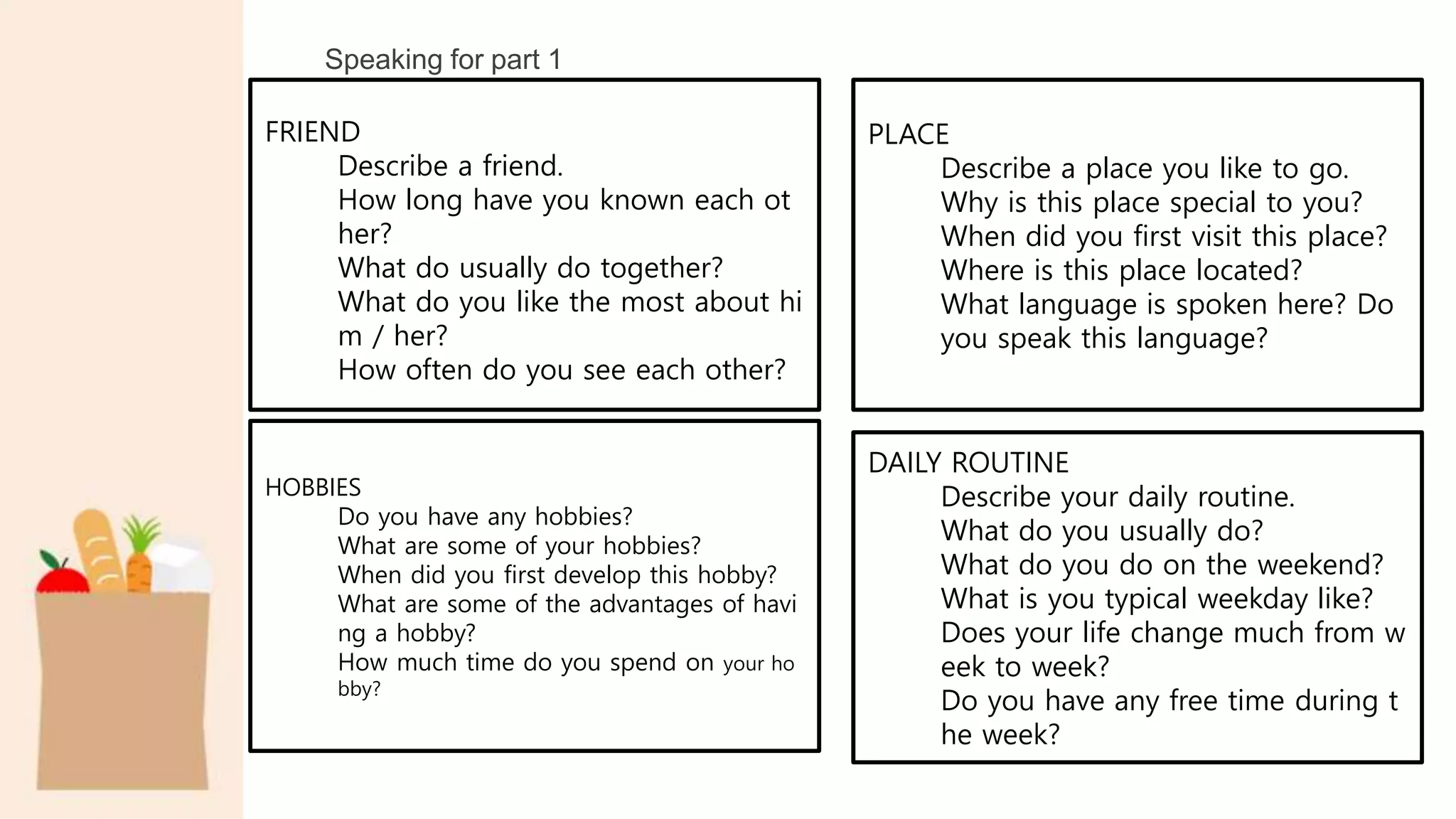 Ielts speaking | PPTX