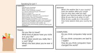 Ielts speaking | PPTX