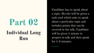 IELTS Speaking Overview | PPTX