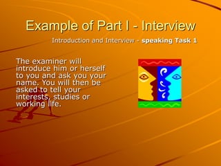 IELTS Speaking Module | PPT