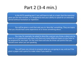 IELTS SPEAKING Preparation Part 1 and part 2.pptx