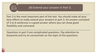 IELTS Speaking - Part 2 - 3 - Explanation - Useful Tips. | PPTX