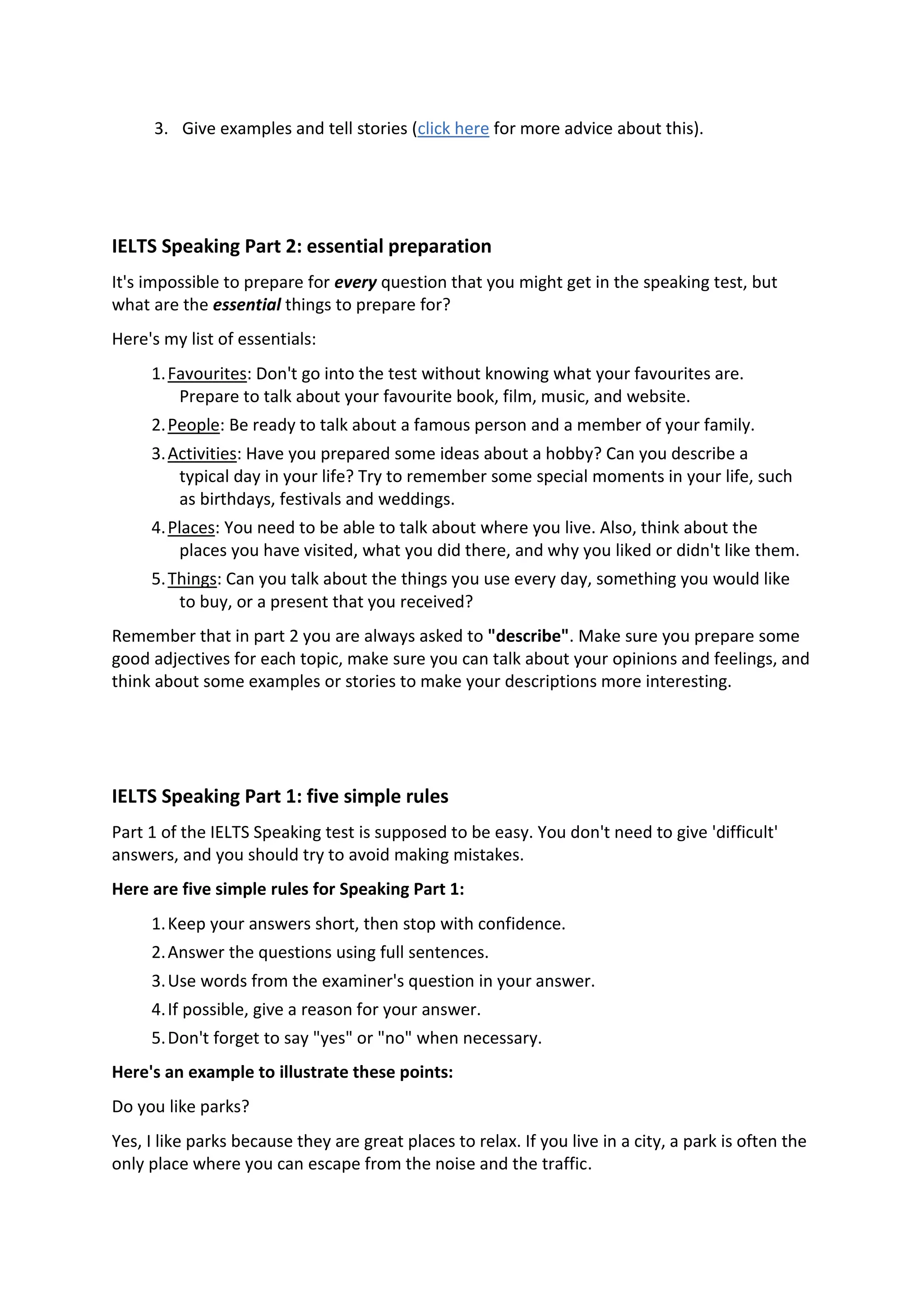 Ielts speaking lessons from simon | PDF