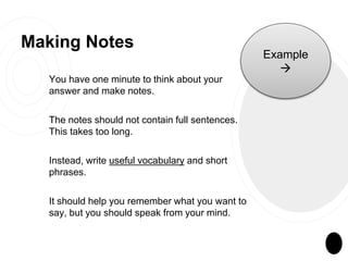 IELTS Speaking Part 2 - Lesson and Examples | PPTX