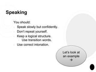 IELTS Speaking Part 2 - Lesson and Examples | PPTX
