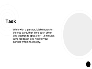 IELTS Speaking Part 2 - Lesson and Examples | PPTX