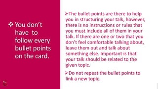 IELTS Speaking Part 2 - Storytelling Tips | PPTX