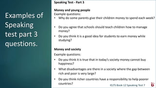IELTS Speaking Part 3 - Common Question Types | PPTX