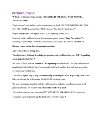 IELTS SPEAKING PART 3 ANSWERS 2019: Over 450+ Ielts Speaking Part 3 ...