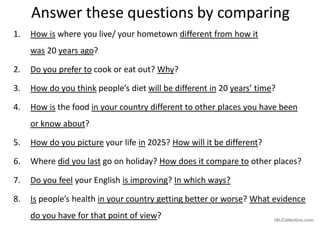 IELTS Speaking part 3 comparing tips and practiice | PPT