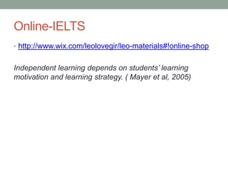 Ielts speaking ppt | PPTX