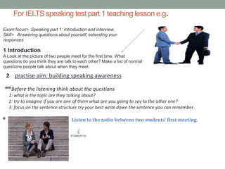 Ielts speaking ppt | PPTX