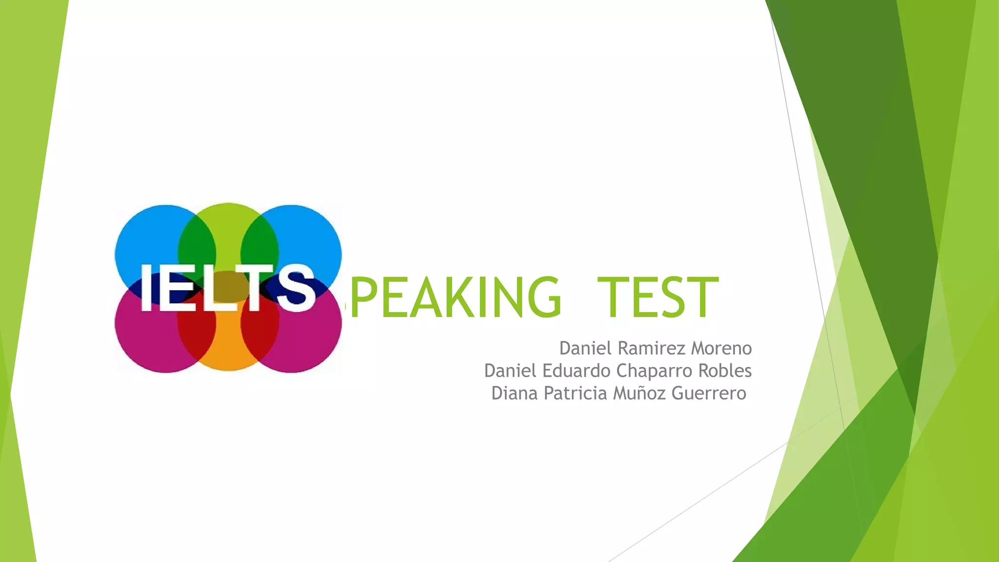 Ielts speaking test | PPT