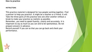 Ielts speaking test | PPT