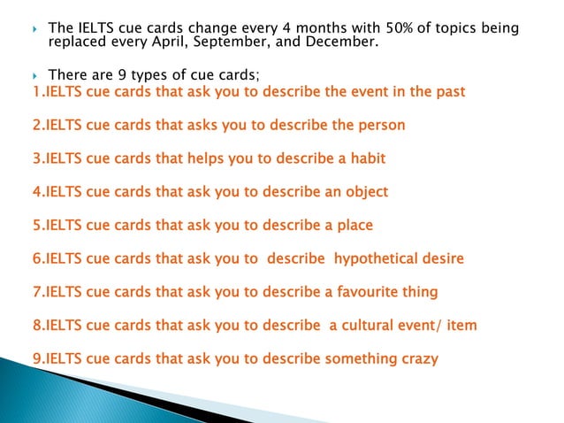 Ielts speaking test | PDF | Standardized Testing | Educational Assessment
