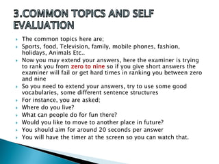 Ielts speaking test | PDF