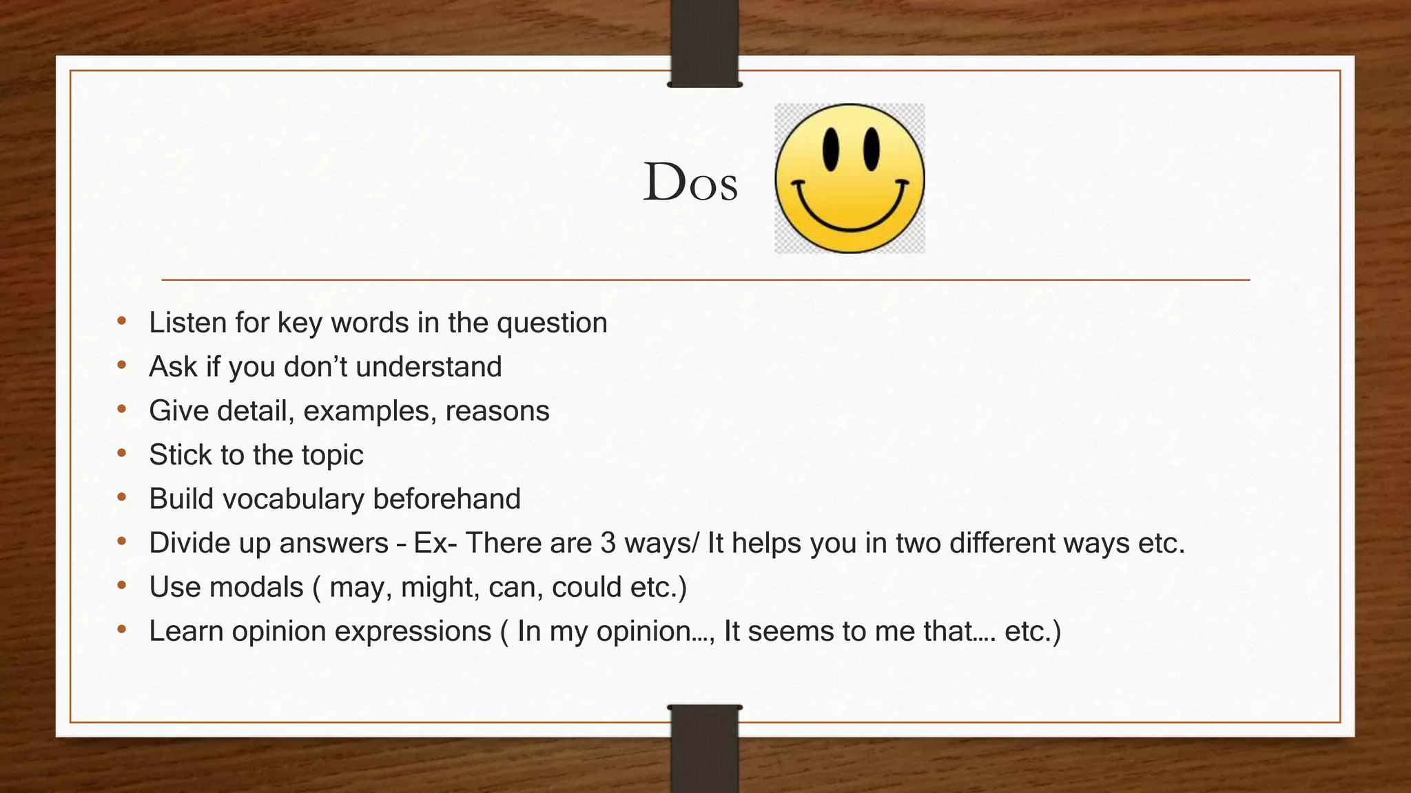 Ielts speaking test ppt | PPTX